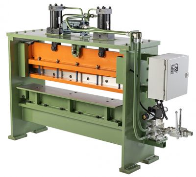 Guild International Hydraulic Crop Shear for In-line Trimming of Coil Ends